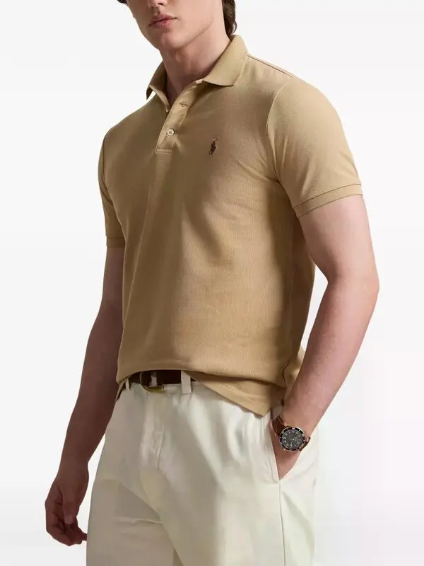 Polo Ralph Lauren Logo Polo Shirt - Neutrals