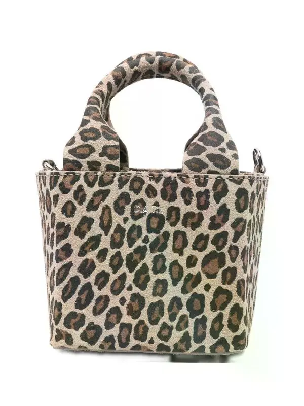 D.a.t.e. Cubo Leopard-print Tote - Neutrals