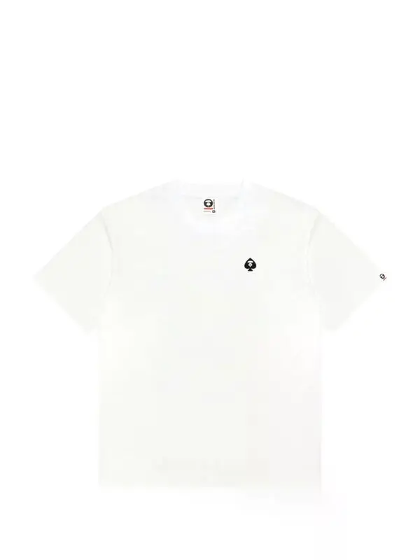 AAPE BY *A BATHING APE Aapenow Moonface Spades T-shirt - White