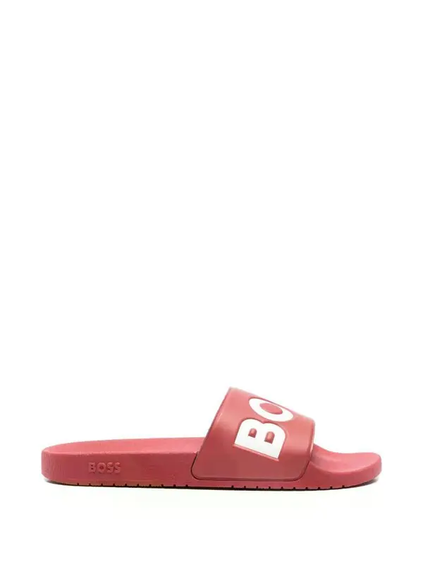 BOSS Logo-embellishment Slides - Red