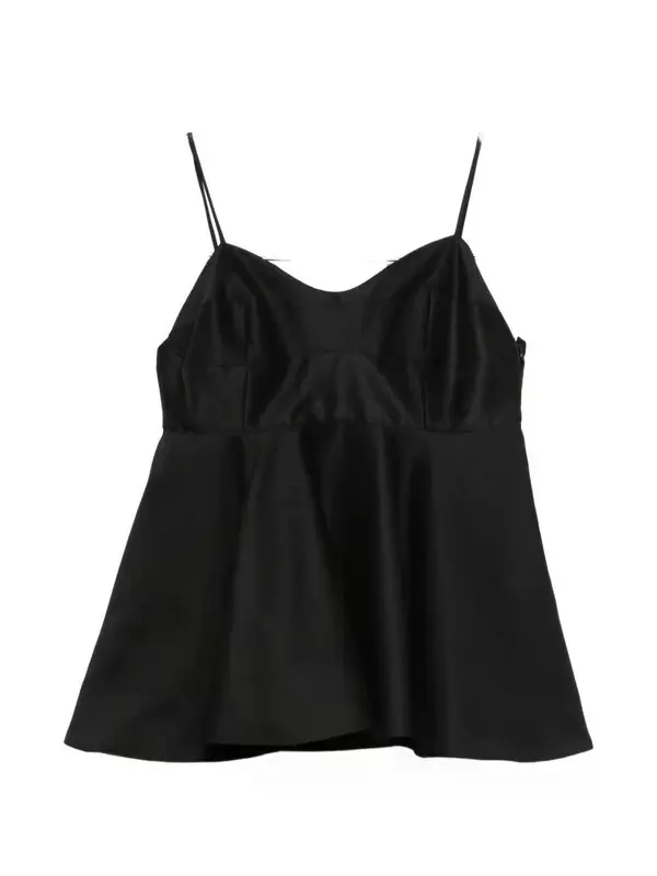 RÓHE Flared Top - Black