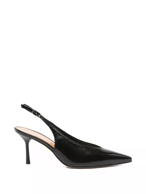 THE SELLER Kari Pointed Slingback Pumps - Black