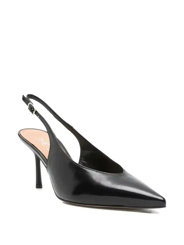 THE SELLER Pointed Slingback Pumps - Black