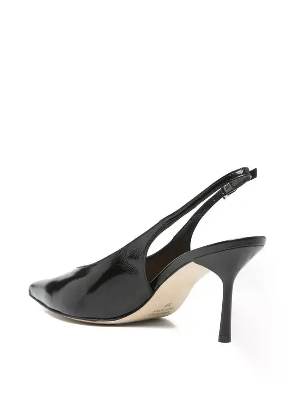 THE SELLER Pointed Slingback Pumps - Black