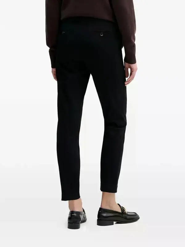 Sisley Belt-loop Trousers - Black