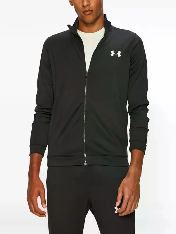 Under Armour Side-stripe Zip Sweatshirt - Black