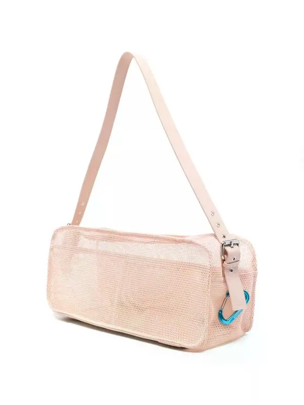 Patrizia Pepe Mesh Crossbody Bag - Pink