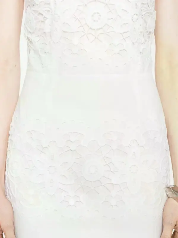 Patrizia Pepe Floral-embroidery Midi Dress