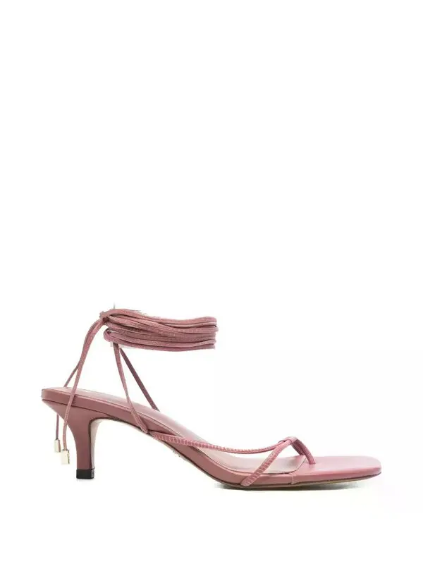 Patrizia Pepe Leather Sandals - Pink