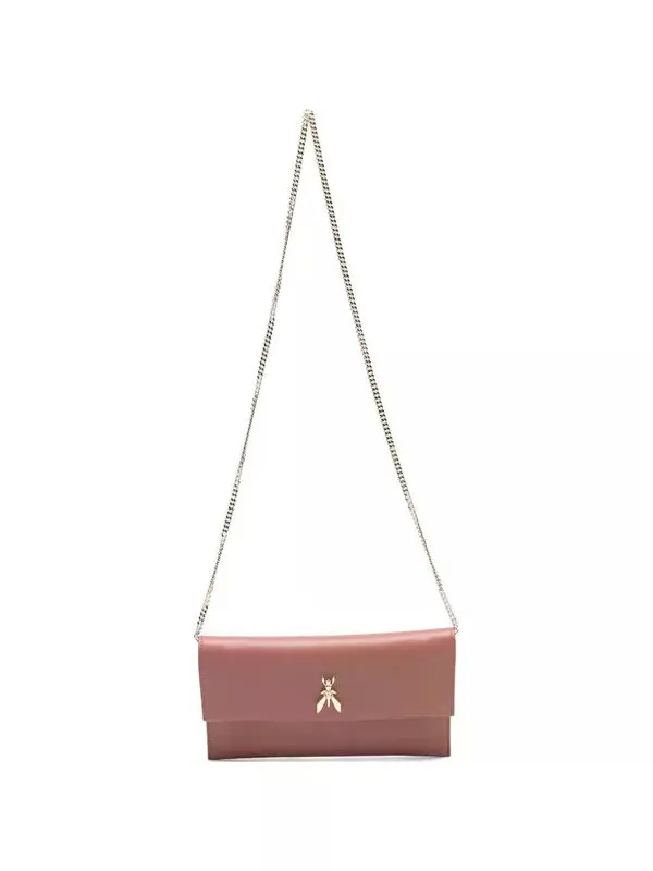 Patrizia Pepe Logo-plaque Clutch Bag - Pink