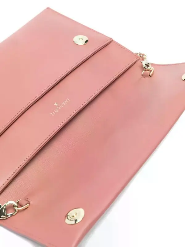 Patrizia Pepe Logo-plaque Clutch Bag - Pink