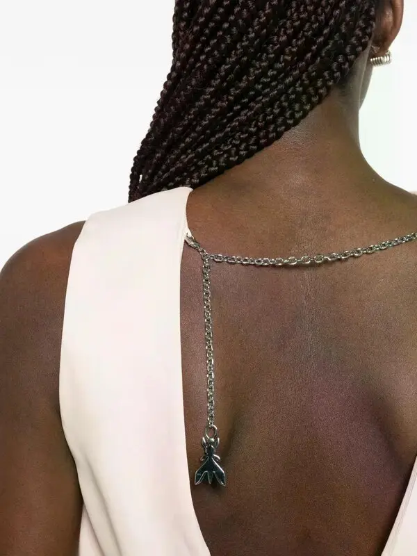 Patrizia Pepe Chain Detail Mini Dress - Pink