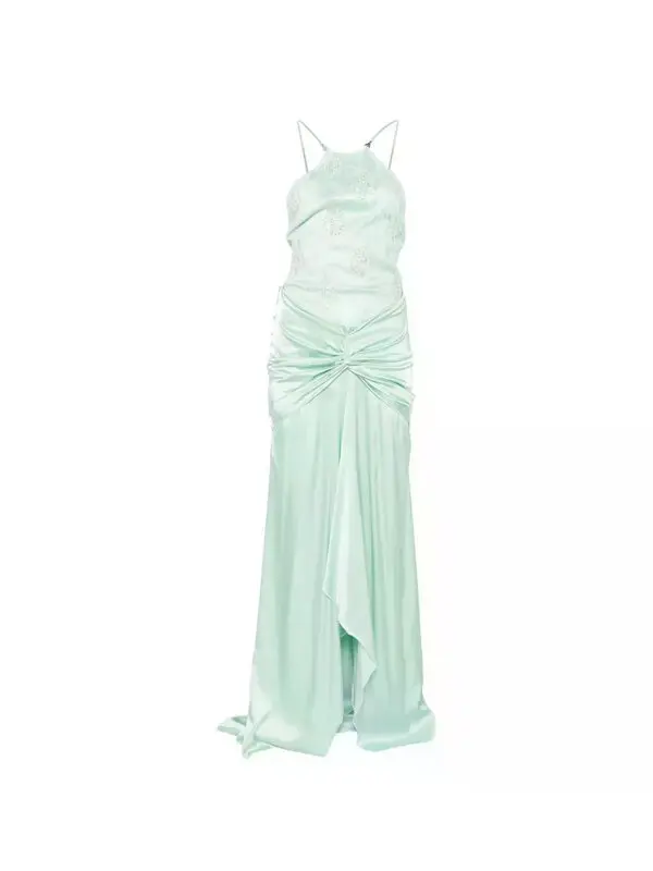Patrizia Pepe Maxi Dress With Jewel Insert