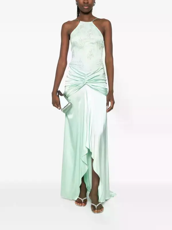 Patrizia Pepe Maxi Dress With Jewel Insert