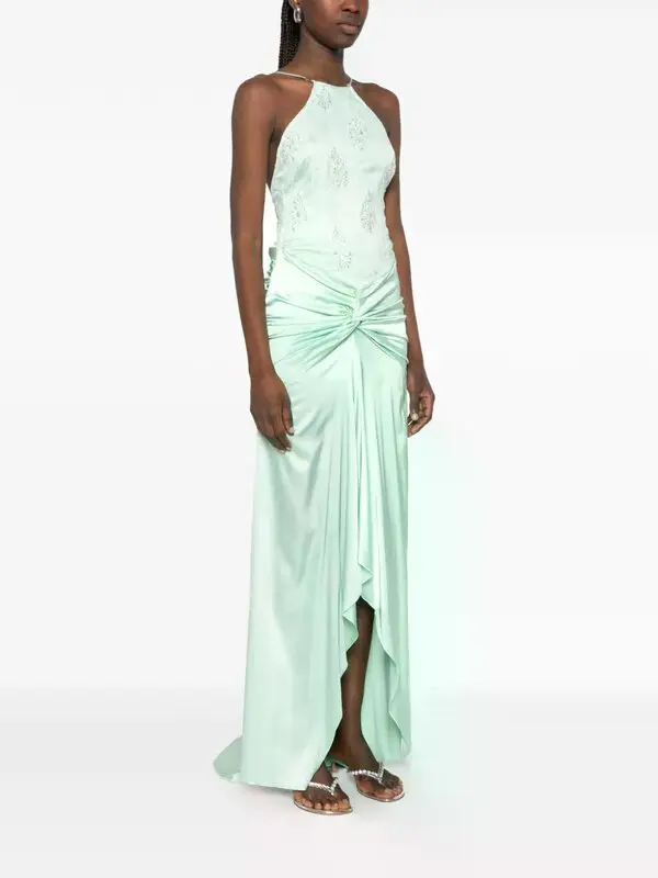 Patrizia Pepe Maxi Dress With Jewel Insert