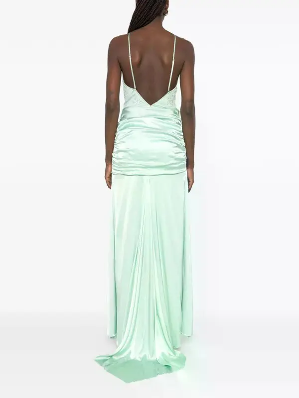 Patrizia Pepe Maxi Dress With Jewel Insert