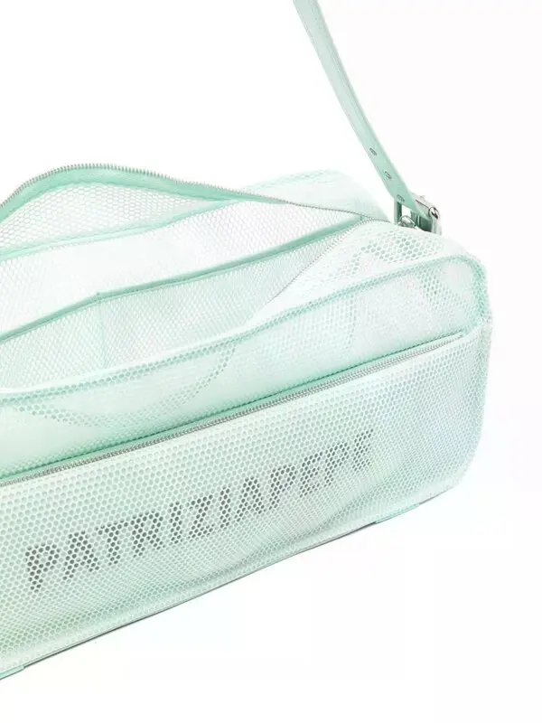 Patrizia Pepe Mesh Shoulder Bag - Green
