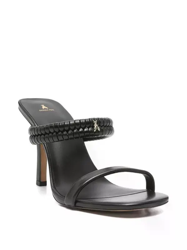 Patrizia Pepe Leather Stiletto Sandals
