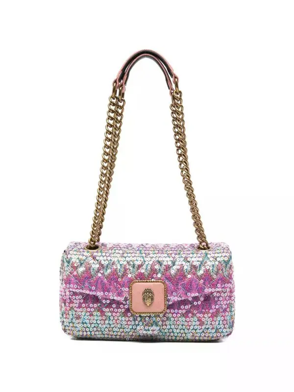 Kurt Geiger Sequin Chain Shoulder Bag - Pink