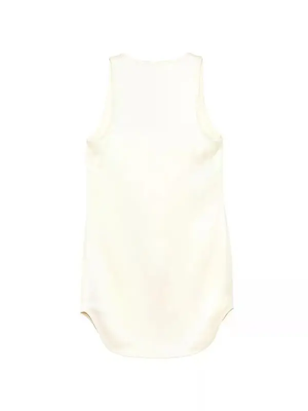 Wardrobe.NYC Sleeveless Scoop-neck Tank Top - Neutrals