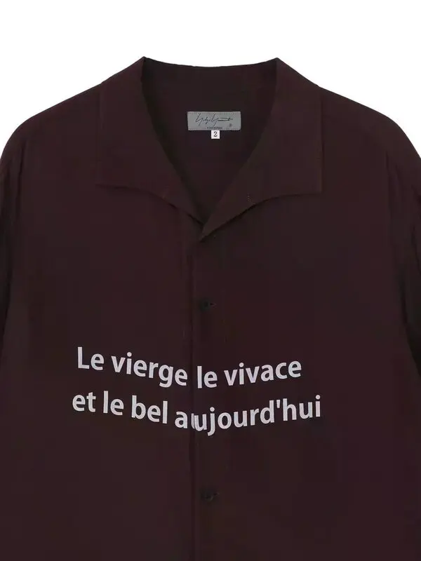 Yohji Yamamoto Long Sleeve Shirt