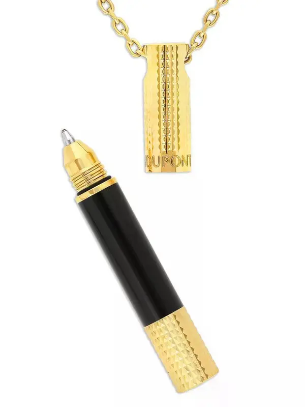 S.t. Dupont Brass Pendant Necklace