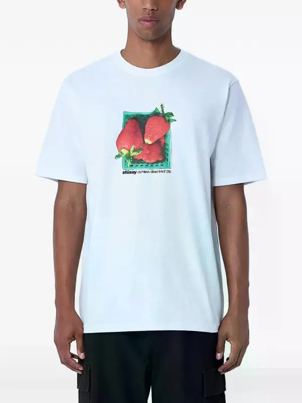 StÜssy Berries Graphic-print T-shirt - White