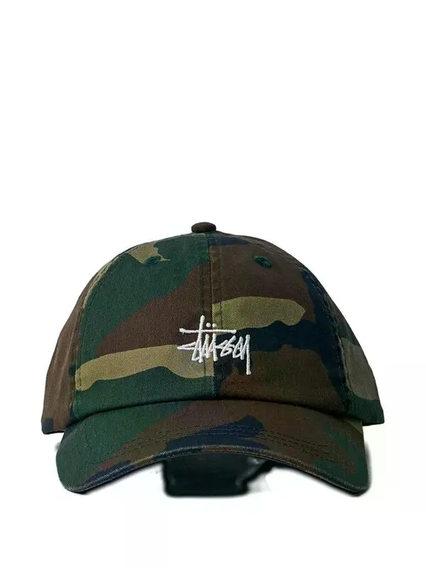 StÜssy Logo-embroidered Baseball Cap - Green