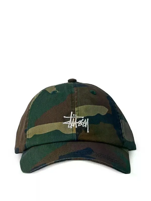 StÜssy Logo-embroidered Baseball Cap - Green