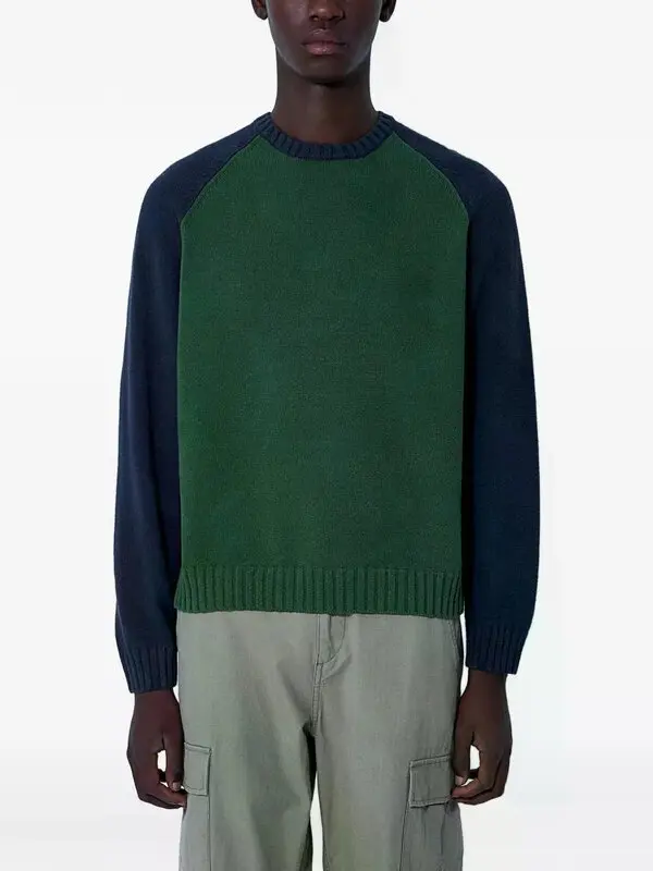 StÜssy Colour-block Sweater - Green