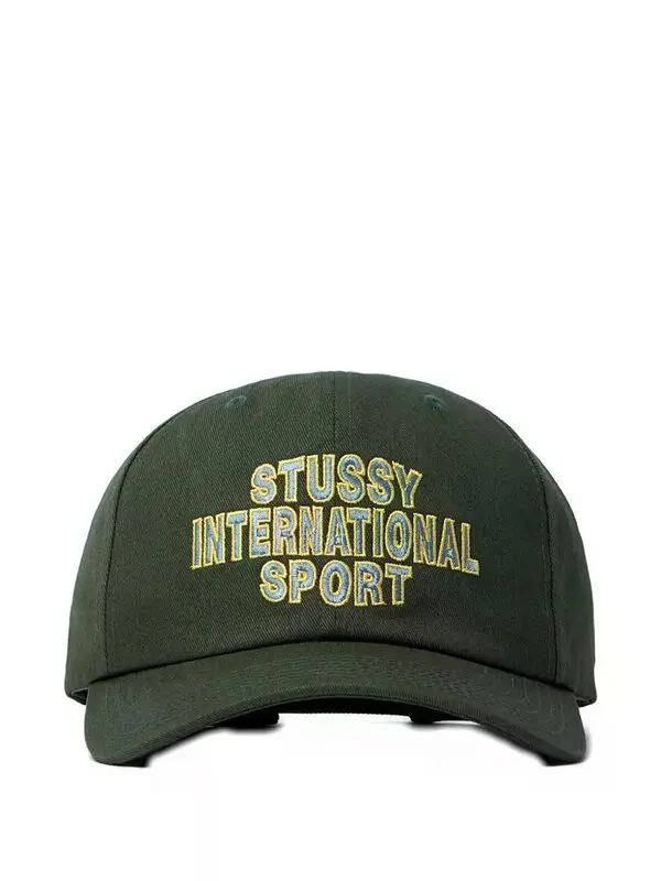 StÜssy Mid-depth International Sport Logo-embroidered Cap - Green