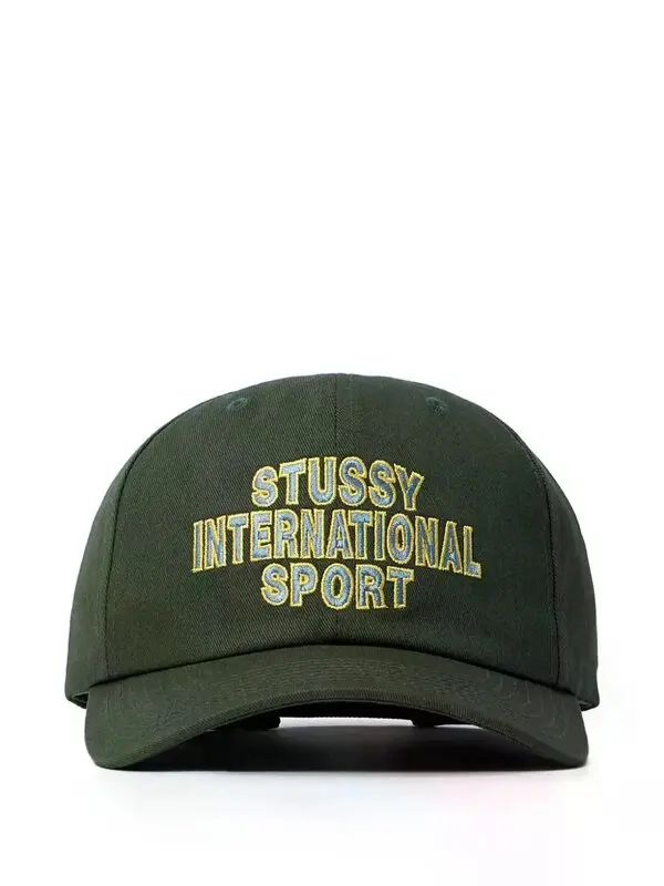 StÜssy Mid-depth International Sport Logo-embroidered Cap - Green