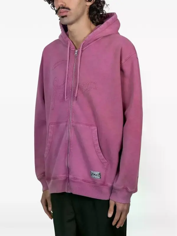 PARRA Zip Hooded Sweatshirt - Purple
