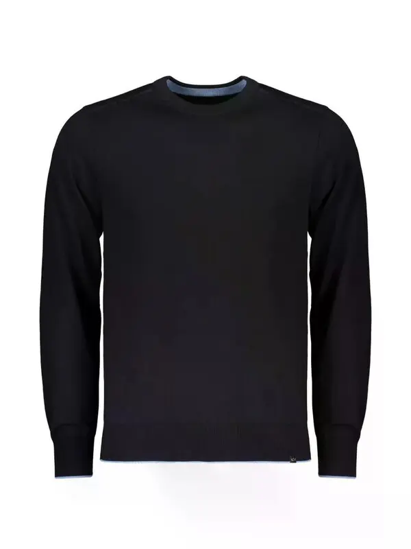 Paul & Shark Long-sleeve Round-neck Sweater - Black