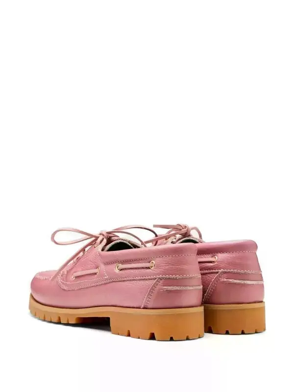 VINNY'S Aztec Boat Shoes - Pink