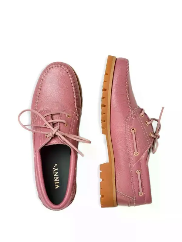 VINNY'S Aztec Boat Shoes - Pink