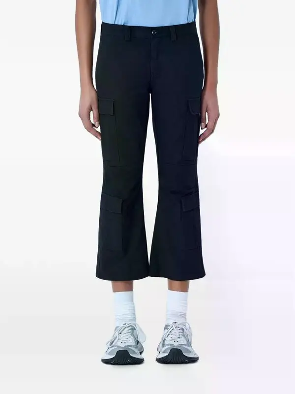 Balenciaga Capri Cargo Trousers - Black