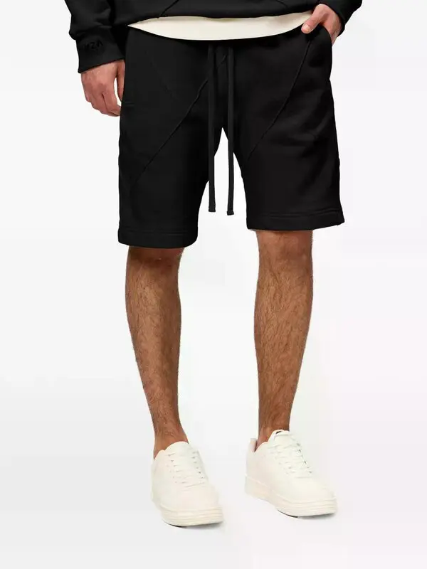 HAMZA Diamond Track Shorts - Black