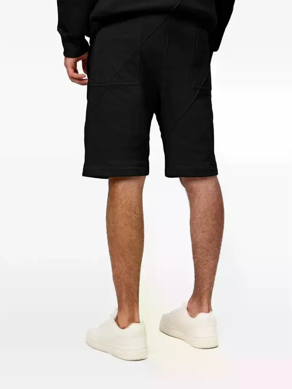 HAMZA Diamond Track Shorts - Black