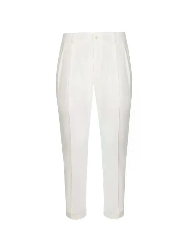 HAMZA Tapered Trousers - White