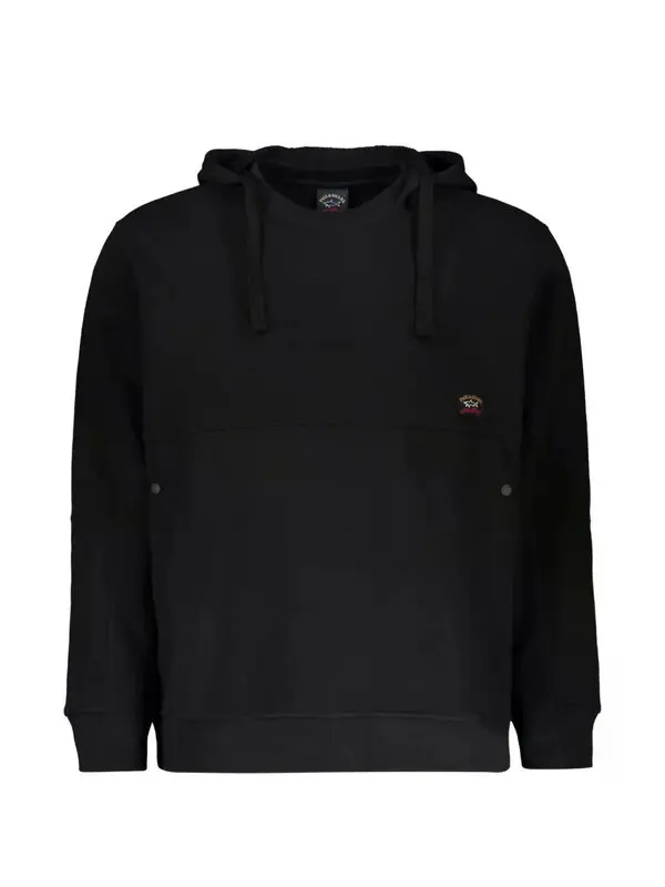 Paul & Shark Logo-patch Hoodie - Black