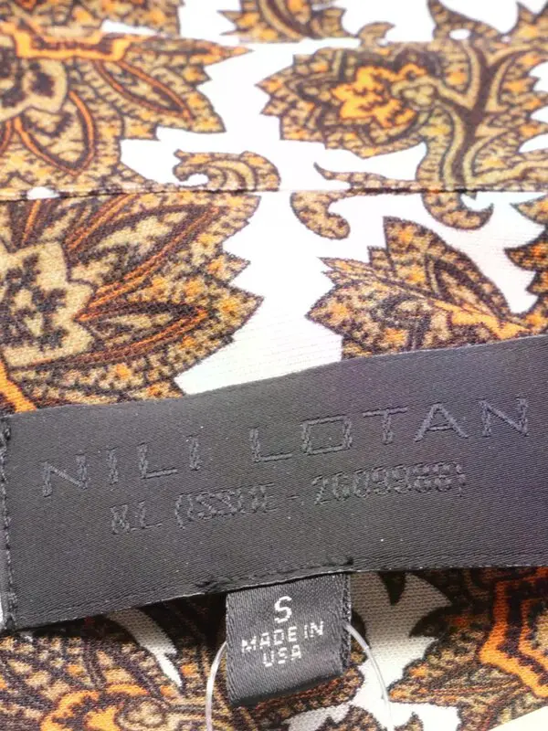 NILI LOTAN Paisley-print Blouse