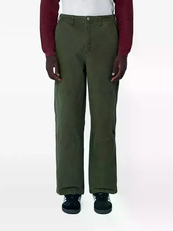 StÜssy Logo-detail Trousers - Green
