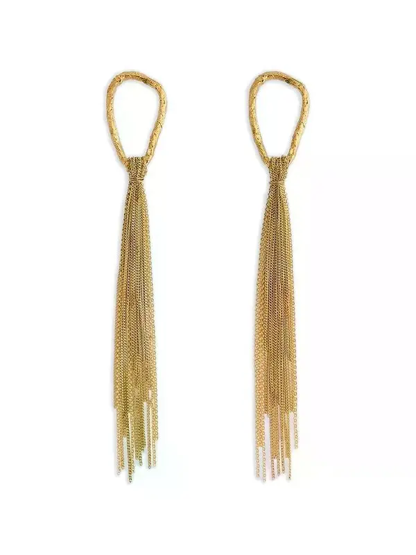 FORTE_FORTE Chain-tassel Earrings - Gold