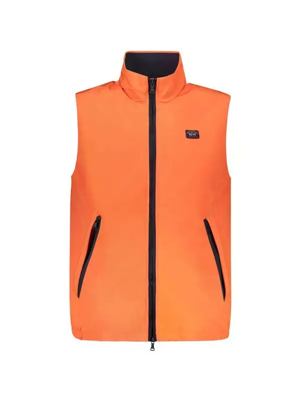 Paul & Shark High-collar Gilet - Orange