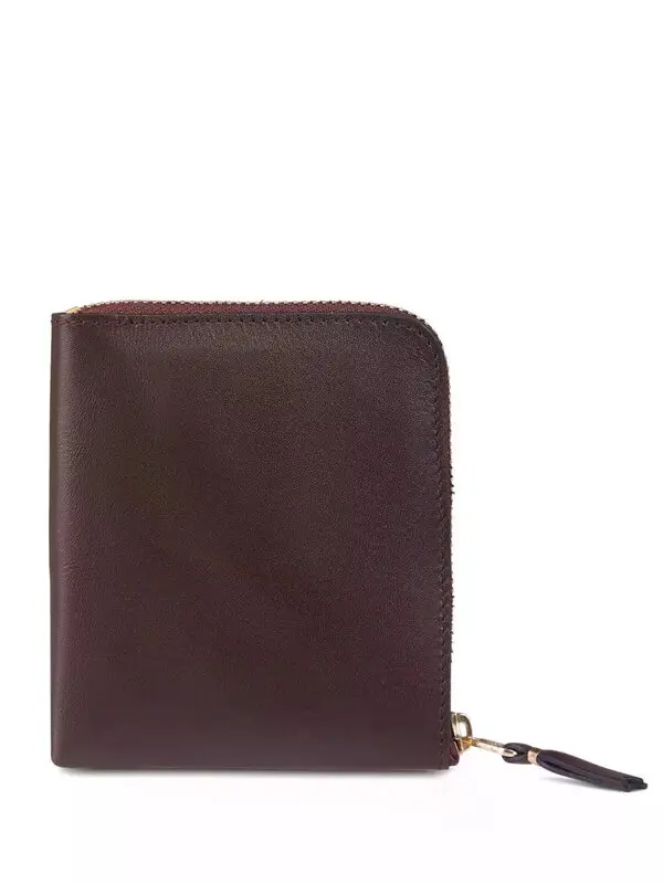 Comme Des Garçons Zip Wallet - Brown