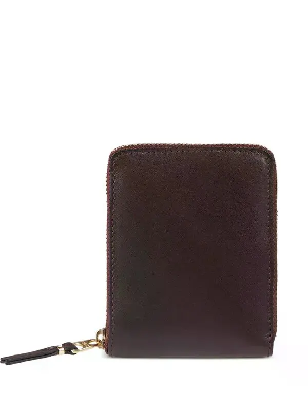 Comme Des Garçons Zip Wallet - Brown