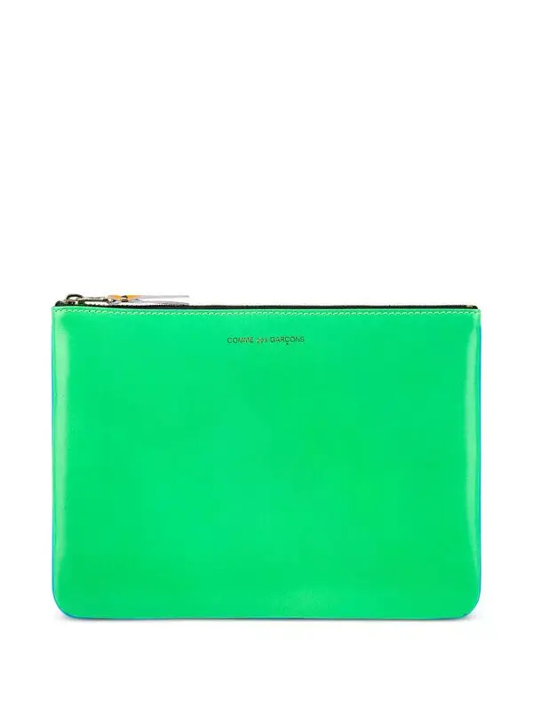 Comme Des Garçons Zip Wallet - Green