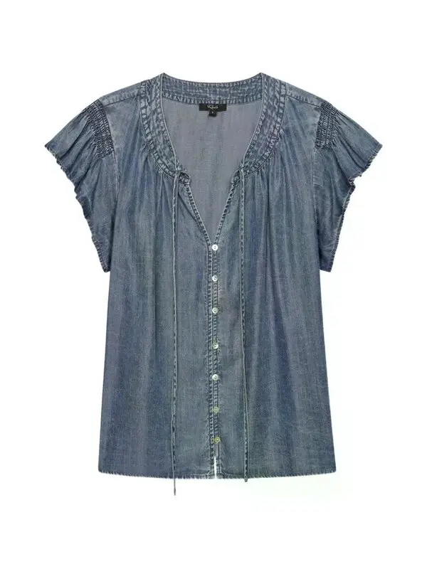 Rails Aviva Button-up Shirt - Blue