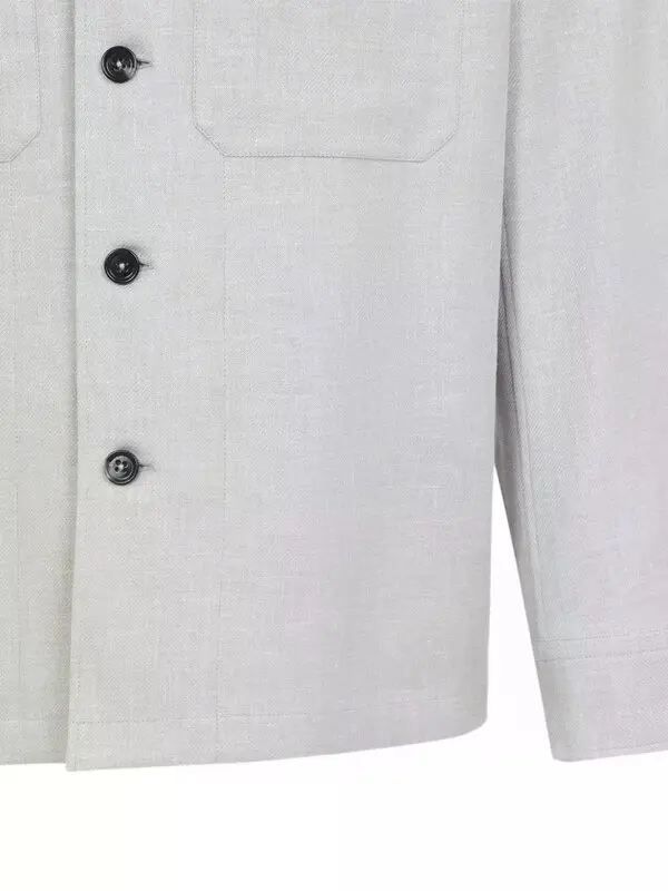 Zegna Pocket-detail Overshirt - Grey
